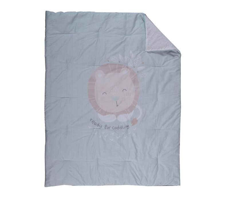 NEF-NEF ΒΡΕΦΙΚΟ ΚΟΥΒΕΡΛΙ CUDDLING LION 110Χ140, ΥΦΑΣΜΑ:100%ΒΑΜΒΑΚΙ-ΕΣΩΤ ...