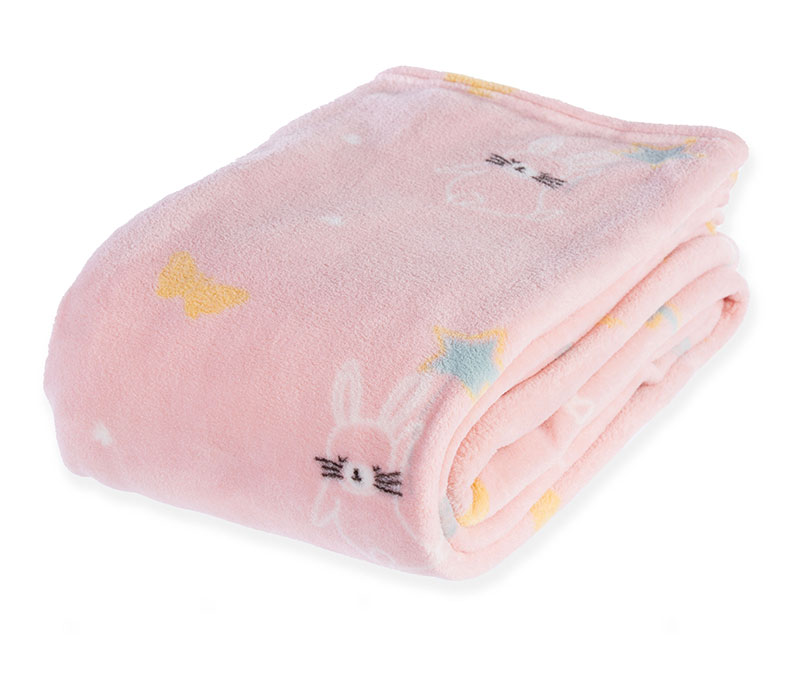 NEF-NEF ΒΡΕΦΙΚΗ ΚΟΥΒΕΡΤΑ FLEECE ΚΟΥΝΙΑΣ FLY LOVE 110X150, 100% ...